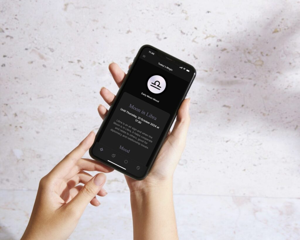 The Moon Flow App | Cosmoplanner