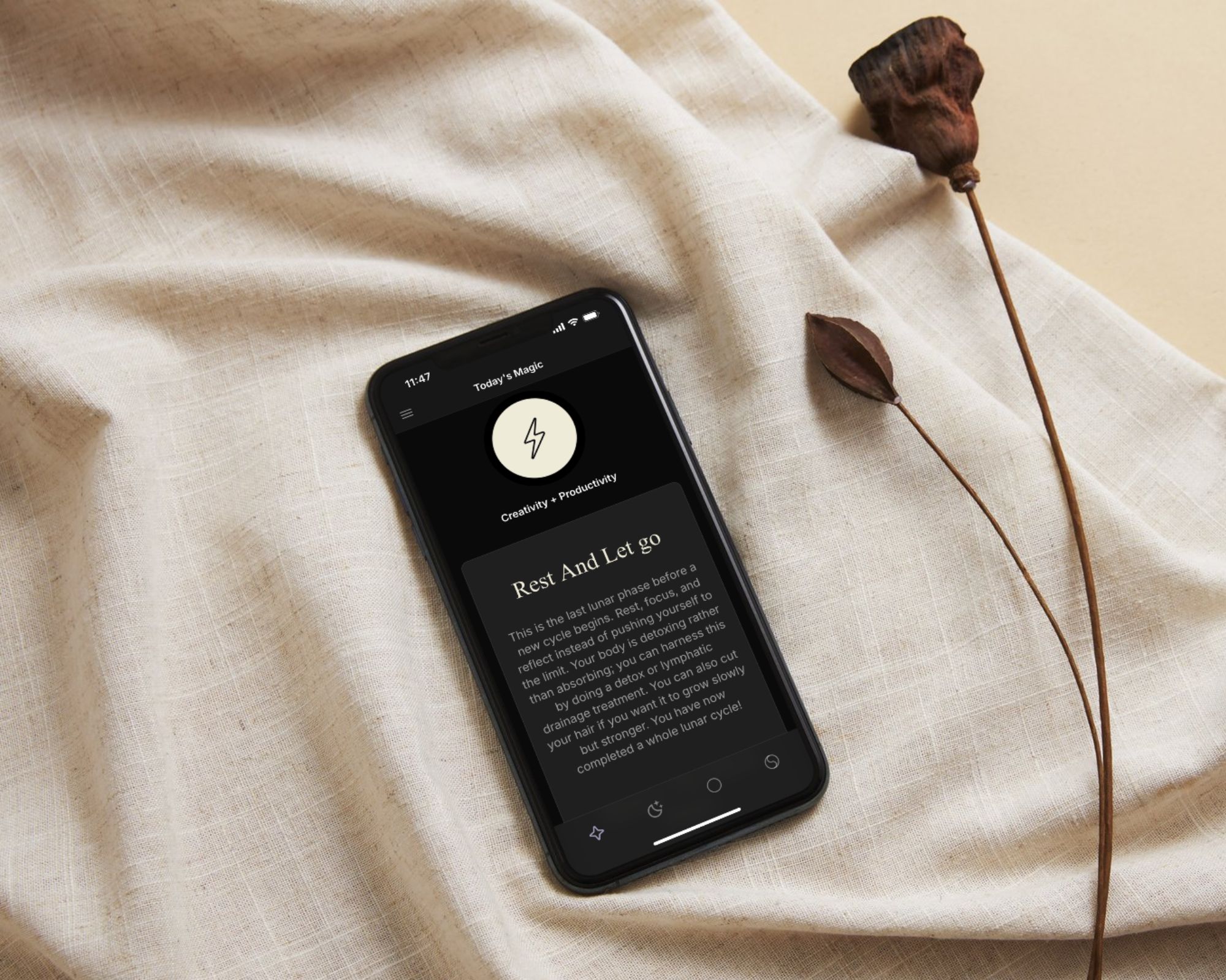 The Moon Flow App | Cosmoplanner