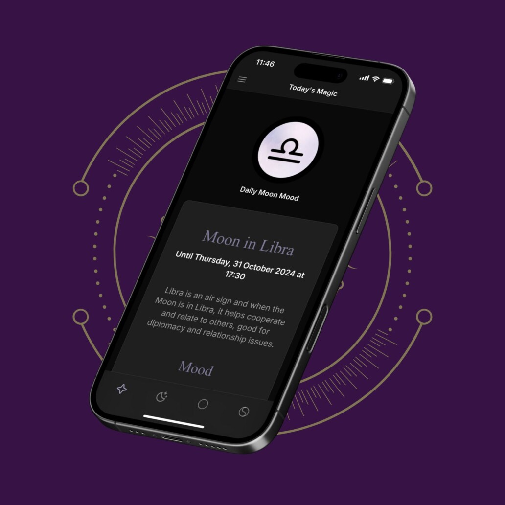 The Moon Flow App – 2026 Moon Phase Calendar App