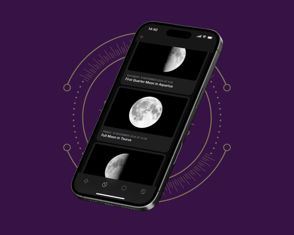 The Moon Flow App | Cosmoplanner